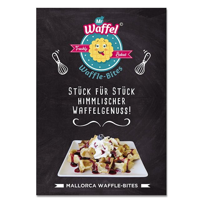 Poster Design Waffle Business | Smart Lemons Web Design