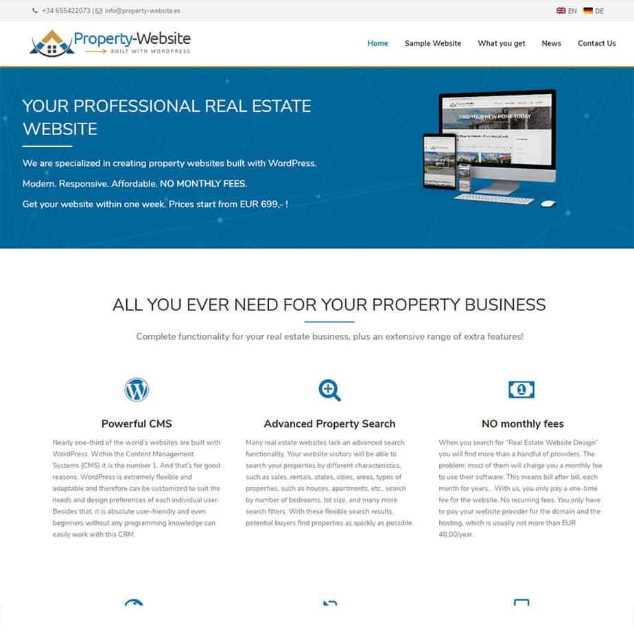 Portfolio: Property Website | Smart Lemons Web Design Agency